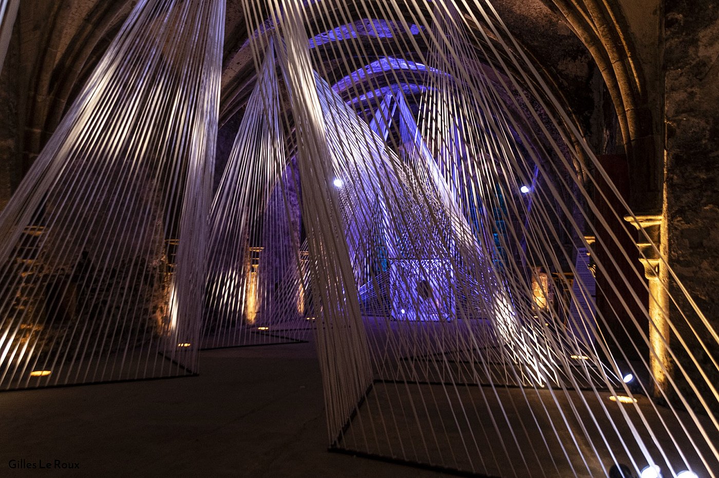 Abbaye de Beauport - La salle au duc transformée par Vortex-X